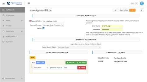 Approval Workflow Template Applications Platform