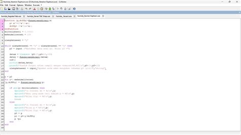 Perhitungan Metode Regulasi Falsi Metode Iterasi Titik Tetap Metode New Rapshon Dan Metode