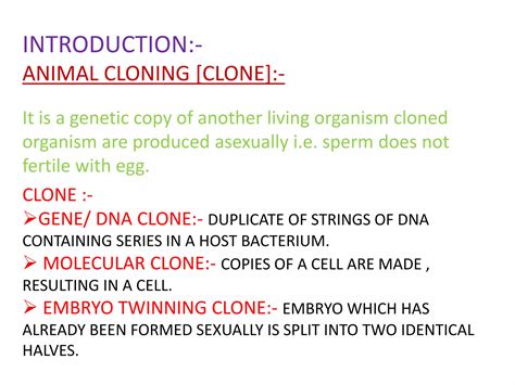 Cloning In Mammals By Nuclear Transfer Technique Pptx