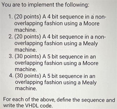 Solved You Are To Implement The Following 1 20 Points A