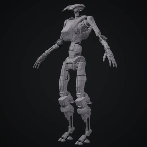 Scout Robot 3d Model Turbosquid 2132551