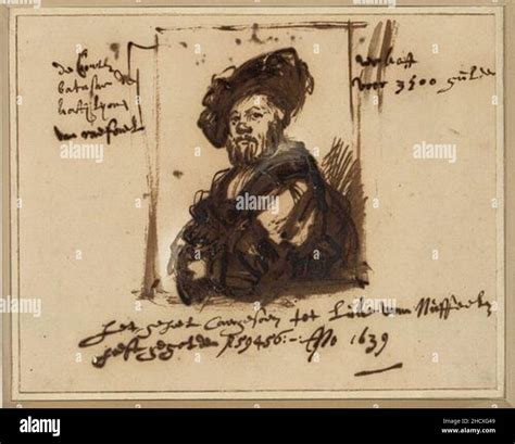 Rembrandt Portrait Of Baldassare Castiglione After Raphael Stock Photo Alamy
