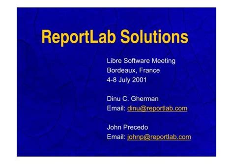 reportlab solutions