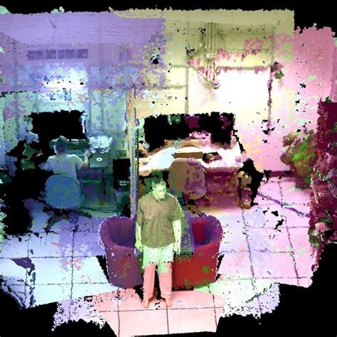 Color Coded Coverage Of Our Ten Kinect Capture Units Download