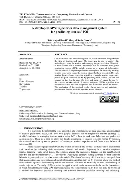 Pdf A Developed Gps Trajectories Data Management System For