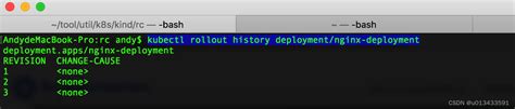 K8s Deployment 使用 And 更新 And 回滚 And 扩容deployment更新命令 Csdn博客