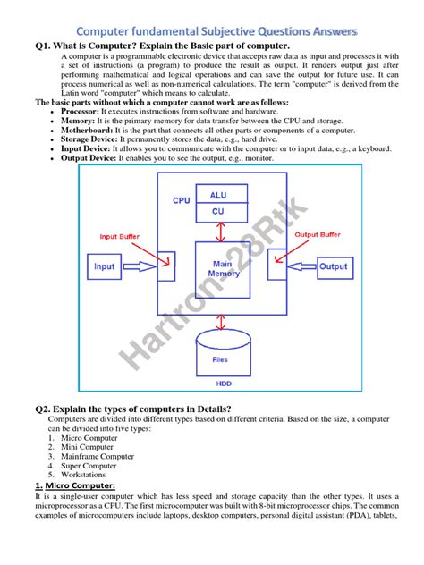03 Computer Fundamental Section B Pdf Random Access Memory