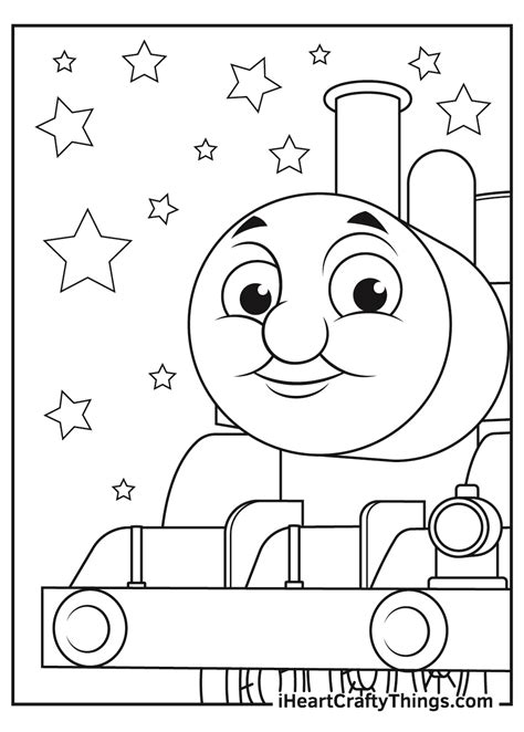 Printable Thomas The Train Coloring Pages