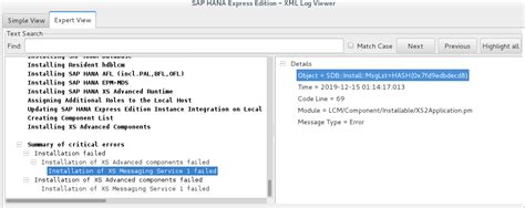 Hana Express Errors During Installation · Issue 4358 · Sap Tutorialstutorials · Github