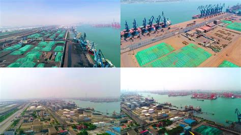 能源码头 石油天然气中石化码头油库 港口 视频素材下载