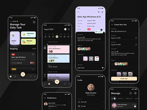 Task App Ux Ui By Rakib Kowshar For Orizon Ui Ux Design Agency On Dribbble
