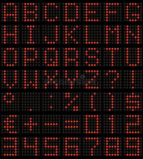 Dot Matrix Font Stock Illustration Illustration Of Communication 2896263