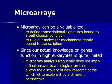 Microarray Statistical Validation And Functional Annotation Ppt Video