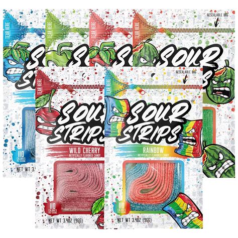 Sour Strips Flavored Sour Candy Strips Deliciously Philippines Ubuy