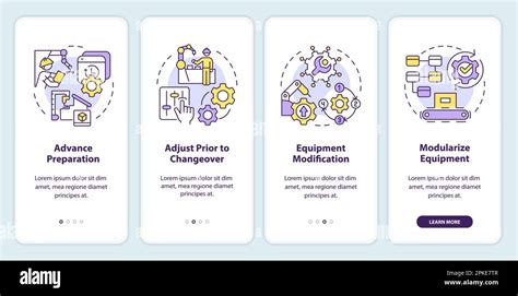 Convert Internal Elements Into External Onboarding Mobile App Screen Stock Vector Image And Art