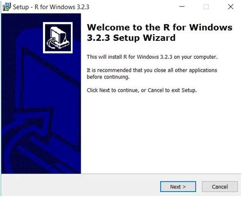 Installing And Setting Up R Environment On Windows