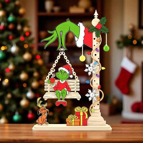 Gorro Navideño Grinch Etsy España