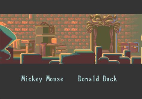 World Of Illusion Starring Mickey Mouse And Donald Duck E [t Fre0