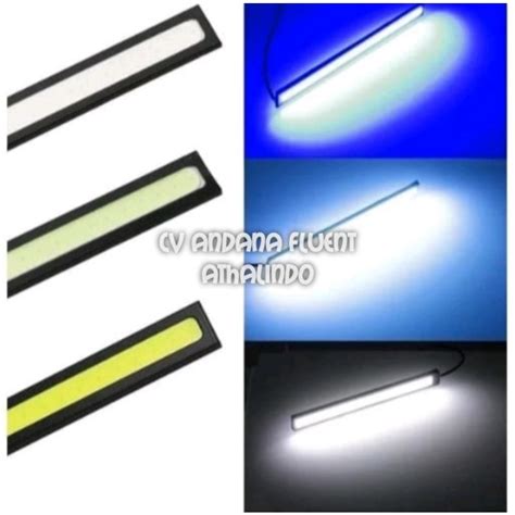 Jual Lampu Led Drl Plasma Cob Cm Lampu Tambahan Shopee Indonesia