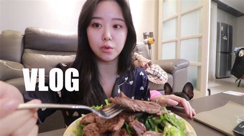 Vlogㅣ개인카페 사장 브이로그 👩🏻‍🍳ㅣ신혼일상 집콕 신혼밥상 다이어트결심 프렌치불독 코스트코 장보기 시댁 브이로그 Youtube