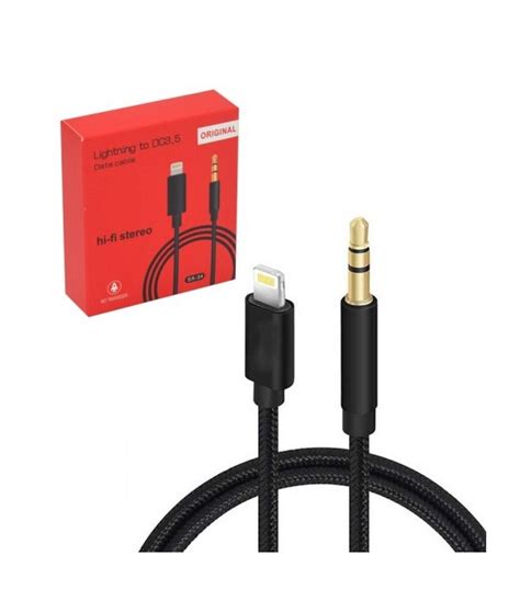 Adaptateur Cable Lightning Vers Jack Male 35mm
