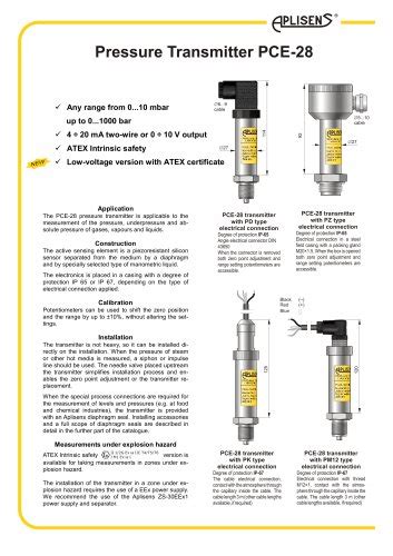 All Aplisens S A Catalogs And Technical Brochures