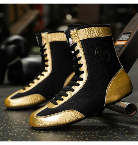 레슬링화 복싱신발 하이탑 남성 복싱 슈즈 빅 사이즈 38 46 전문 레슬링 신발 부츠 내마모성 훈련 파이팅 부츠 티몬