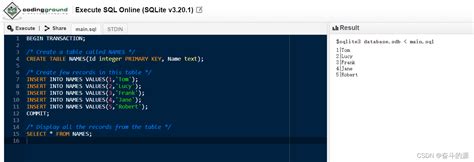 在线练习sql的各类网站 sql练习网站 csdn博客