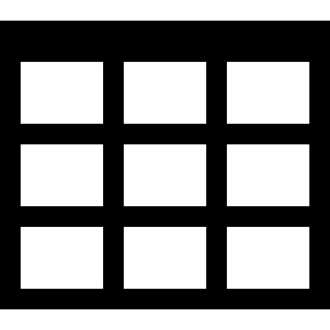 Interface Square Excel Grid Squares Icon