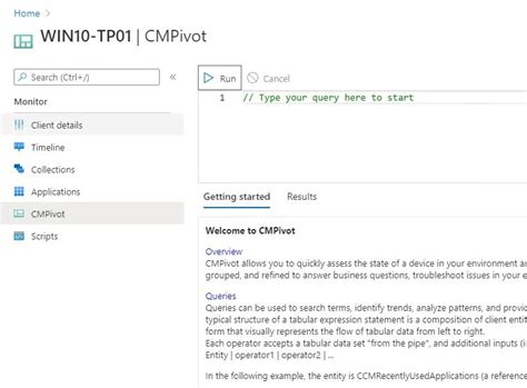 Tenant Attach Extras 3 The Power Of Cmpivot In The Admin Center