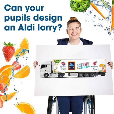 Design Your Own Aldi Lorry To Inspire Healthy Eating And Win Up To £