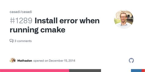 Install Error When Running Cmake Issue Casadi Casadi GitHub