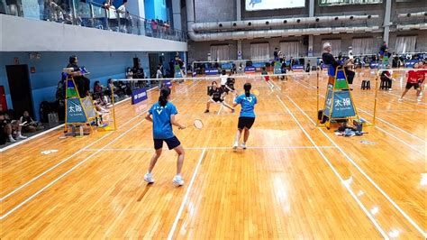202408162024年14th高雄港都盃全國羽球錦標賽 專業國中組女雙 劉湘翎and翁子喻 後甲國中 13vs25 吳昀臻and陳希慈 合庫