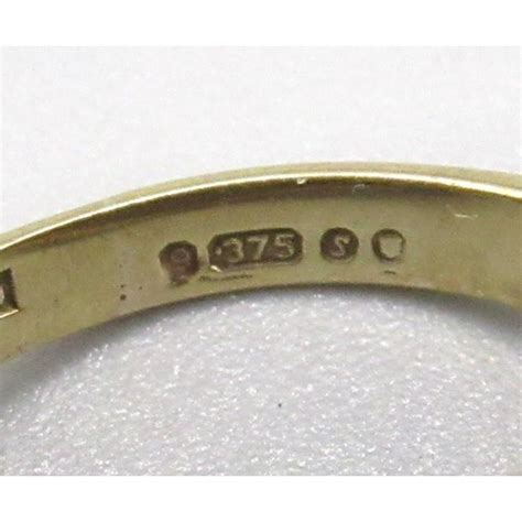 9ct Yellow Gold Textured Knot Ring Stamped 375 Size N 75g And An
