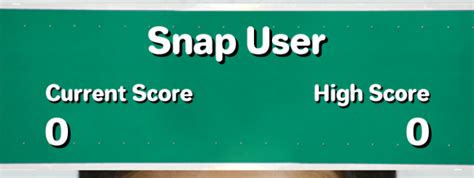 Simple High Score Lens Studio By Snap Inc