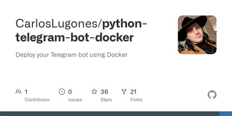 Github Carloslugonespython Telegram Bot Docker Deploy Your Telegram Bot Using Docker