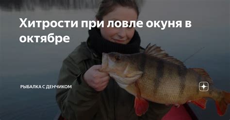 Хитрости при ловле окуня в октябре Рыбалка с Денчиком Дзен