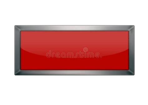 Red Rectangle Button Stock Illustrations 22 593 Red Rectangle Button