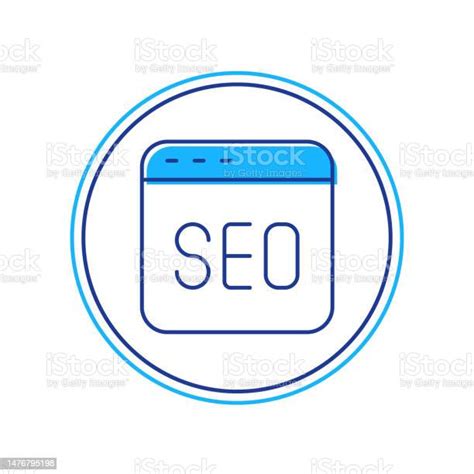 흰색 배경에 격리된 채워진 개요 Seo 최적화 아이콘입니다 벡터 가득 찬에 대한 스톡 벡터 아트 및 기타 이미지 가득 찬 개념 개발 Istock