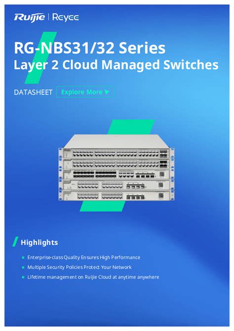 Ruijie 8 Port Gigabit L2 Switch From Alltrade Rg Nbs3100 8gt2sfp