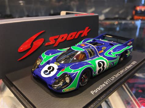 Spark S0928 Porsche 917 Lh 3 2nd 24h Le Mans 1970 1 43