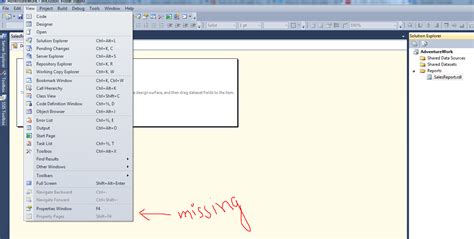 it s all about data missing report data pane in ssrs