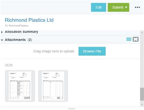 automatically populate invoice data via ocr vision chrome river help