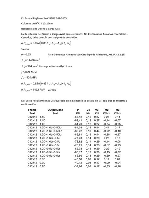 Calculo Crsc Casa Atuel Pdf Análisis Estructural Elasticidad Física