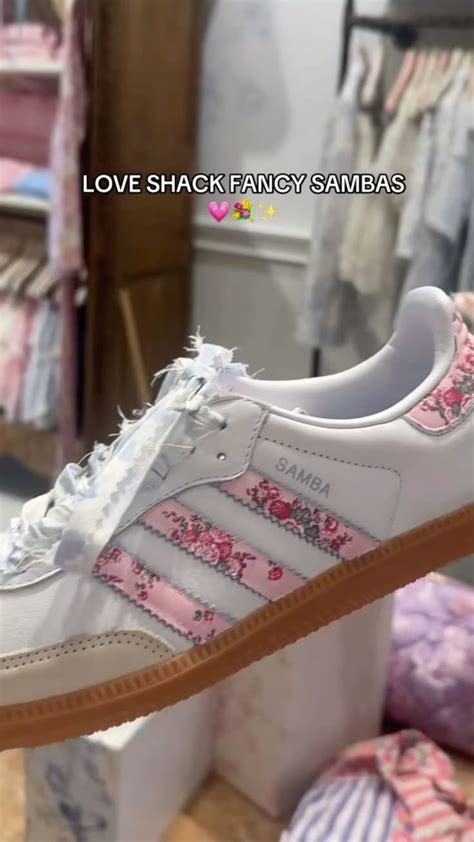 Love Shack Fancy X Adidas Sambas Credits Ashleyforestal On Tiktok