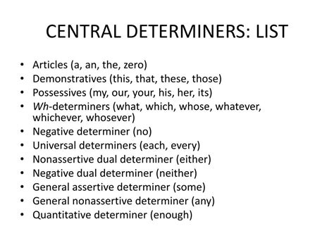 Ppt Determiners Powerpoint Presentation Free Download Id 2323231