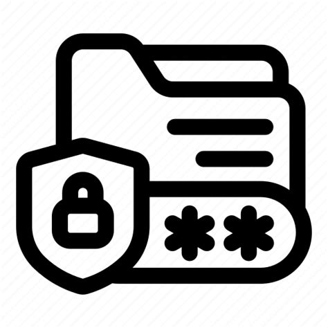 Password Protected Folder Security Icon Download On Iconfinder
