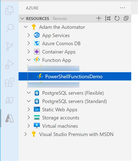 Building Powershell Azure Functions With Vs Code Series
