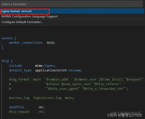 Nginx配置文件格式化 Csdn博客