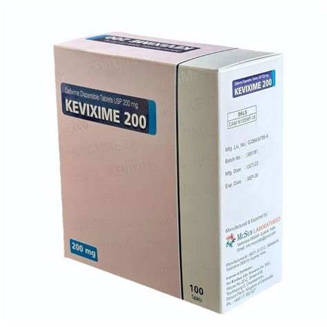 200 Mg Cefixime Dispersible Tablet At Rs 165box Cefixime Tablet In
